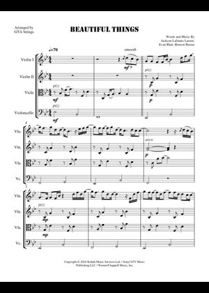 Play Official version of Beautiful Things Sheet Music by Benson Boone ...
