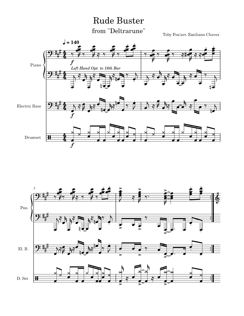 Rude Buster – Toby Fox Rude Buster - piano tutorial