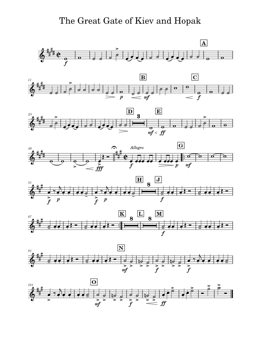 The great gate The_Great_Gate_of_Kiev_and_Hopak Sheet Music for Piano ...