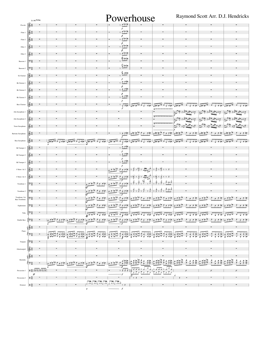 Powerhouse Sheet Music for Piano, Trombone, Euphonium, Tuba & more ...