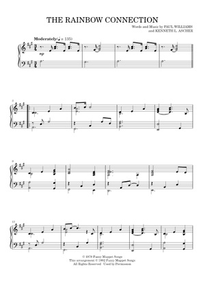 Rainbow Connection – Paul Williams and Kenneth Ascher Sheet Music for ...