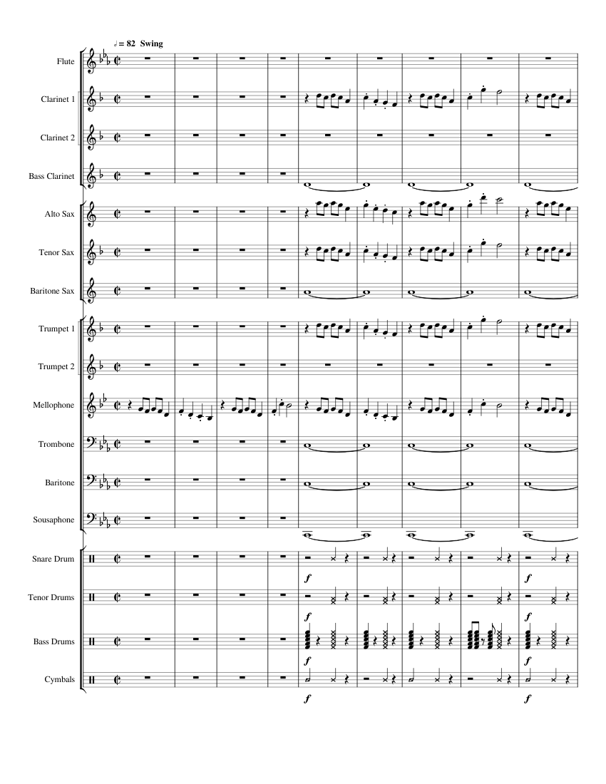 Legend - The Score (Stand Tune) Sheet Music for Trombone, Mellophone ...