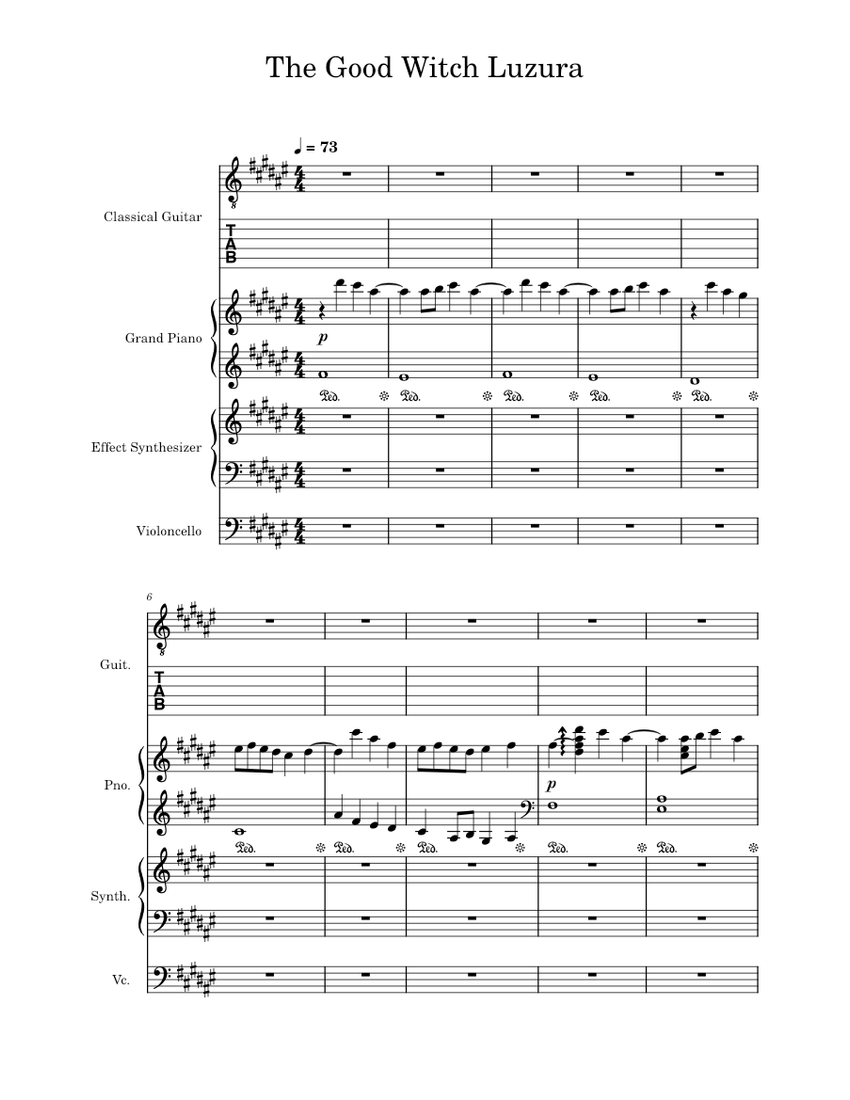 The Good Witch Luzura (The Owl House End Credits Mixed Quartet) - TJ ...