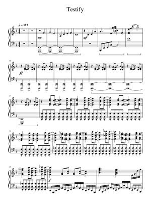 Testify – Void Sheet music for Piano (Solo) | Musescore.com