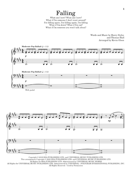 harry styles musescore