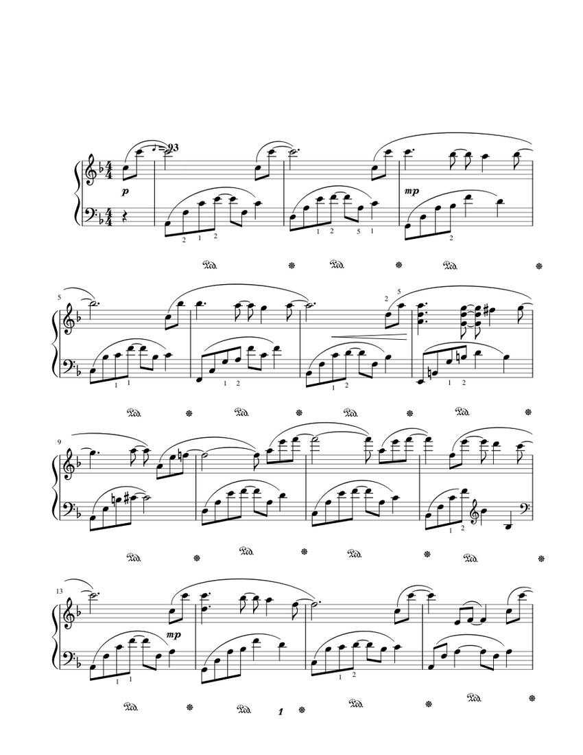 Fairy tale - Yiruma Sheet music for Piano (Solo) | Musescore.com