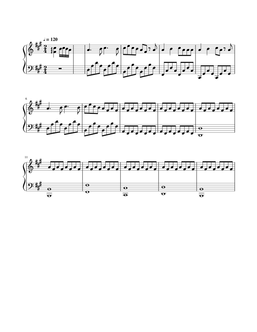 Hot Girl bummer Sheet Music for Piano (Solo) | MuseScore.com