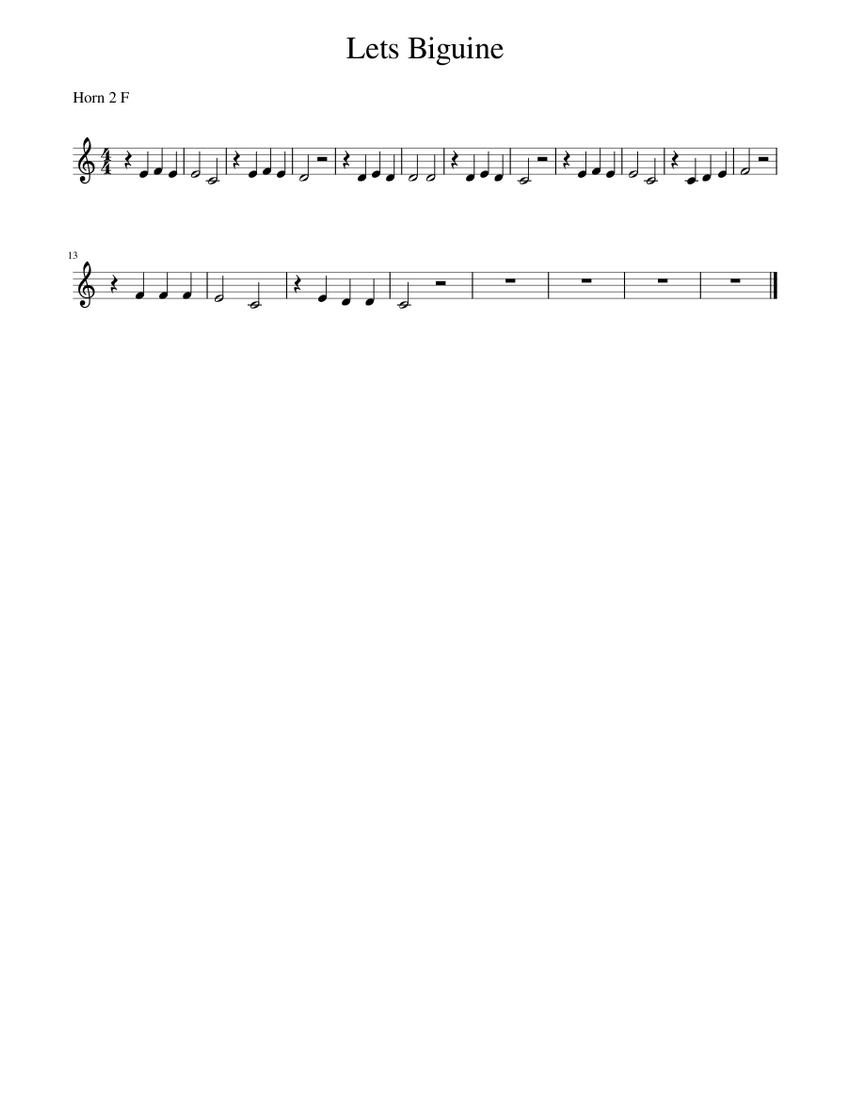 Duets – Misc Sheet music for French horn (Solo) | Musescore.com