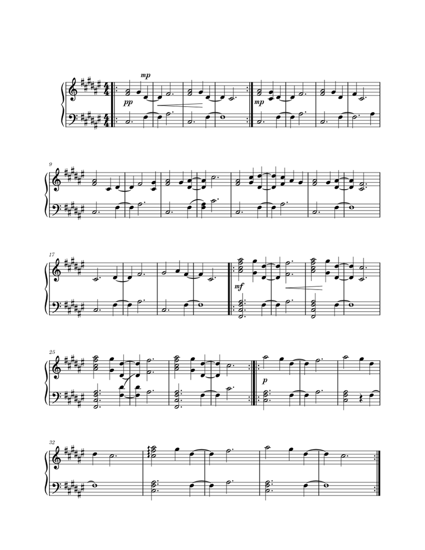 Minecraft – C418 Sheet music for Piano (Solo) | Musescore.com