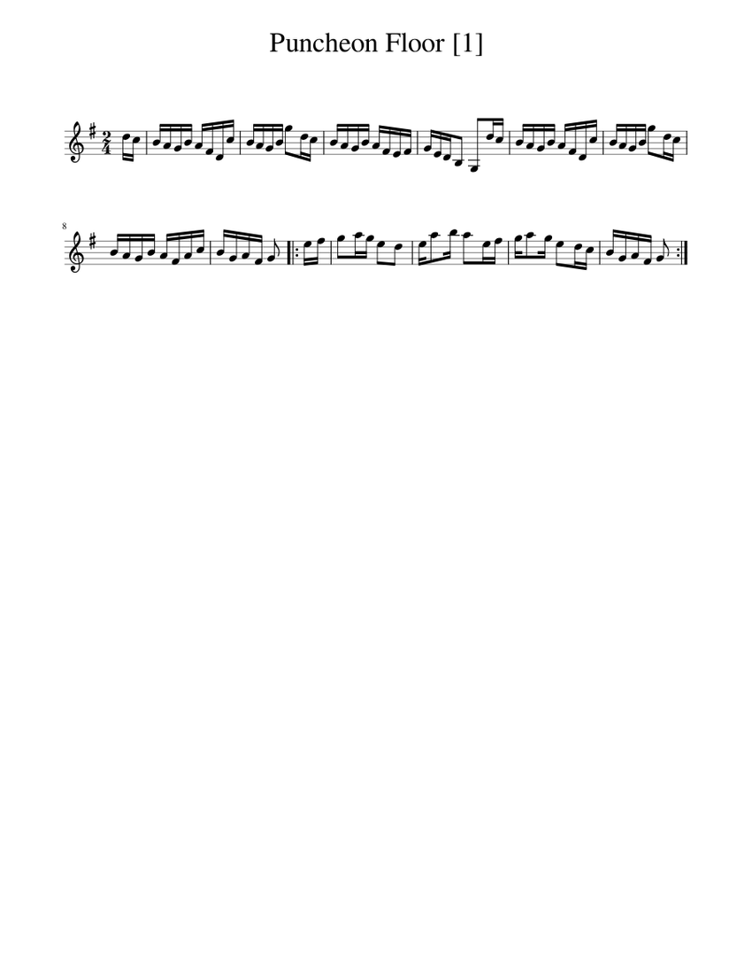 Puncheon Floor Sheet music for Piano (Solo) Easy | Musescore.com