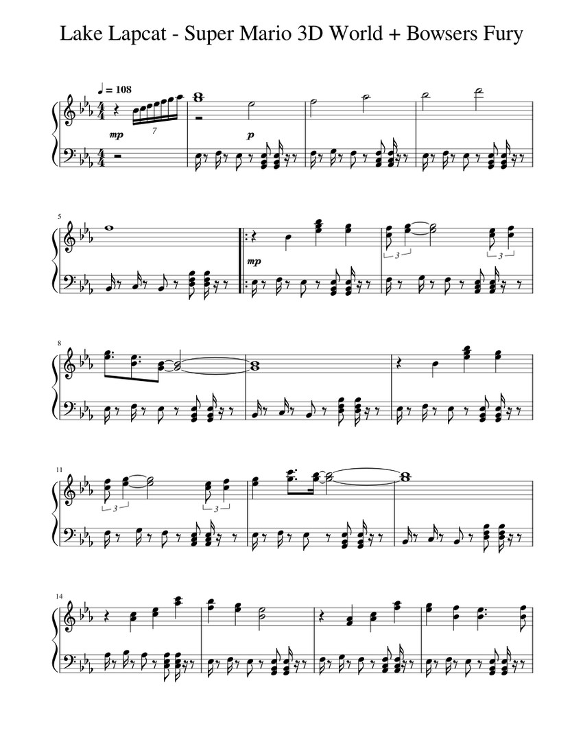 Lake Lapcat - Super Mario 3D World + Bowser's Fury – Daisuke Matsuoka ...