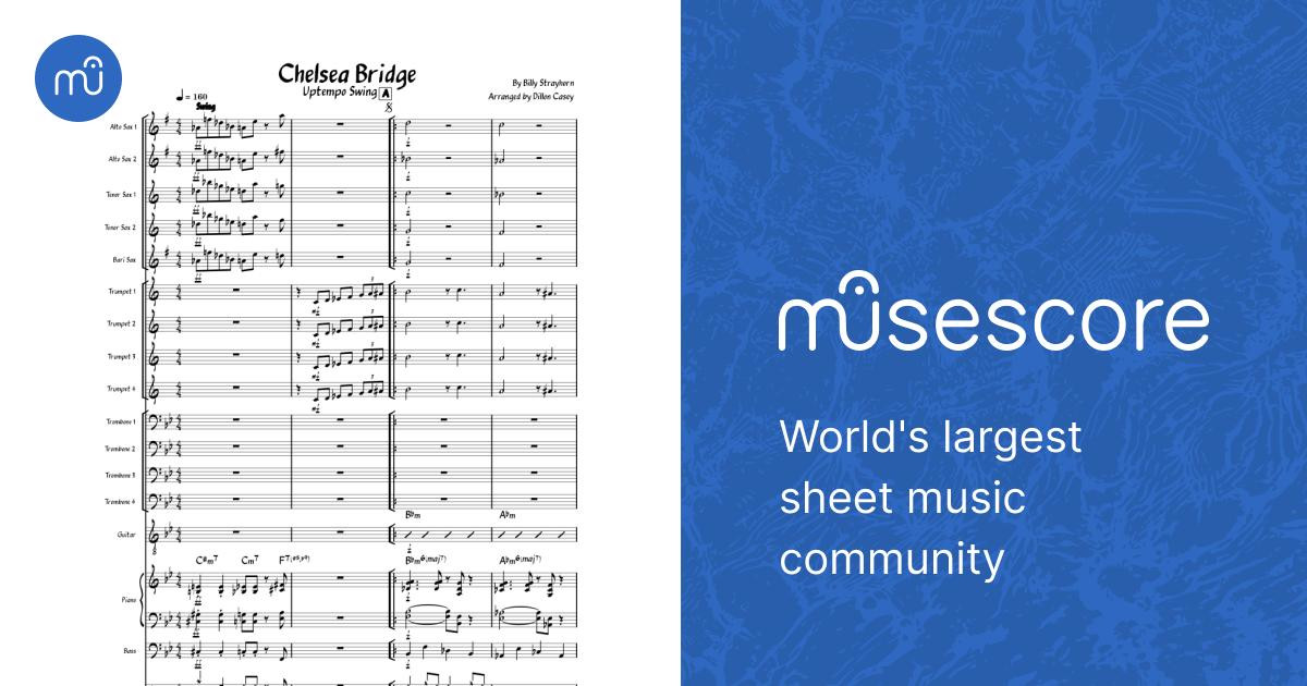 Chelsea Bridge – Billy Strayhorn Sheet Music with Chords for Piano ...