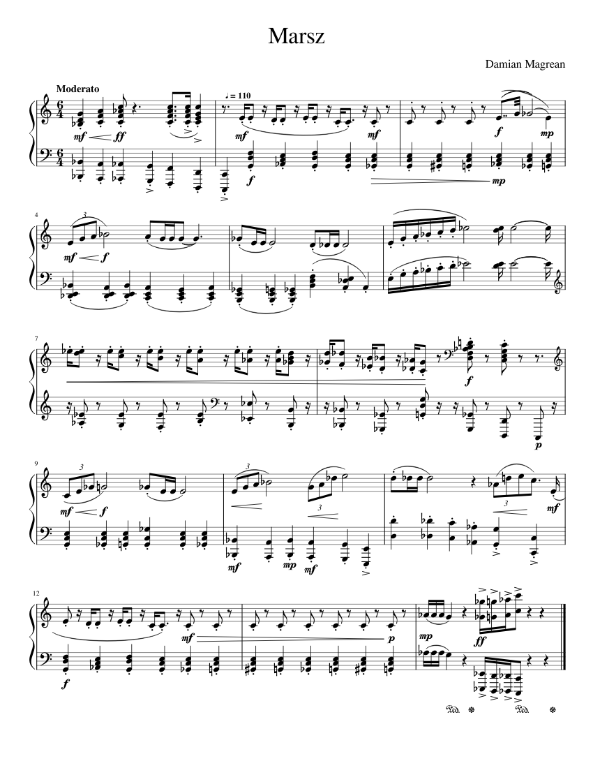 March Sheet music for Piano (Solo) | Musescore.com