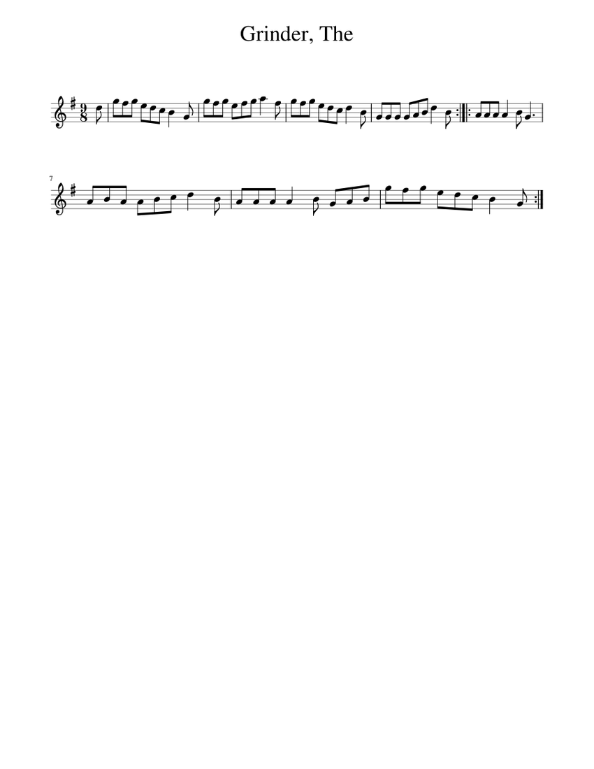 The Grinder Sheet Music for Piano (Solo) easy | MuseScore.com