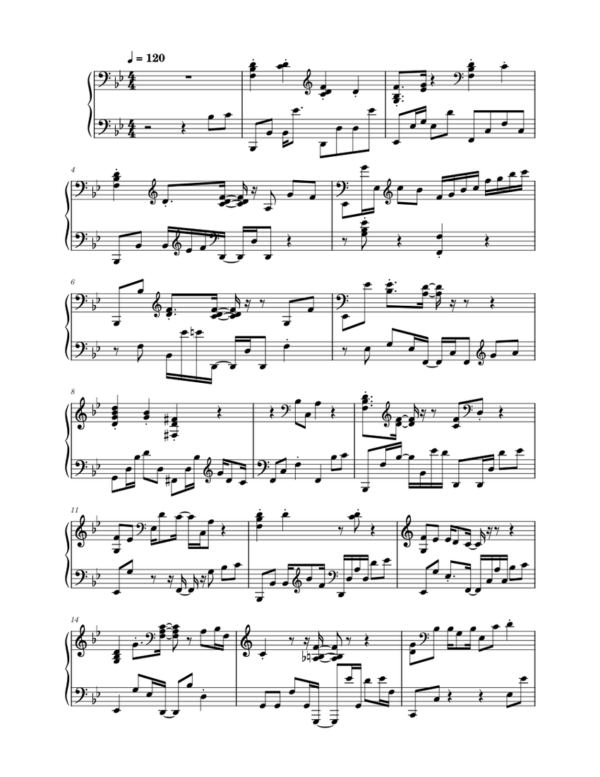 flyff Sheet music for Piano (Solo) | Musescore.com