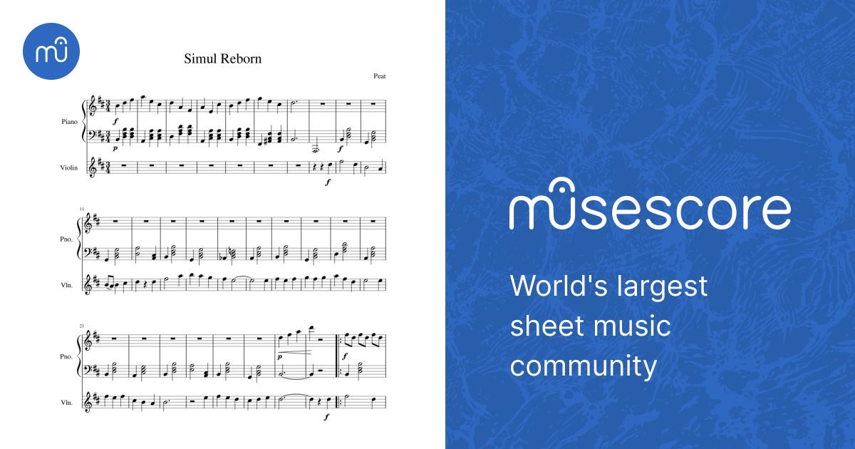 Noot Noot Sheet music for Piano, Violin (Solo) | Musescore.com