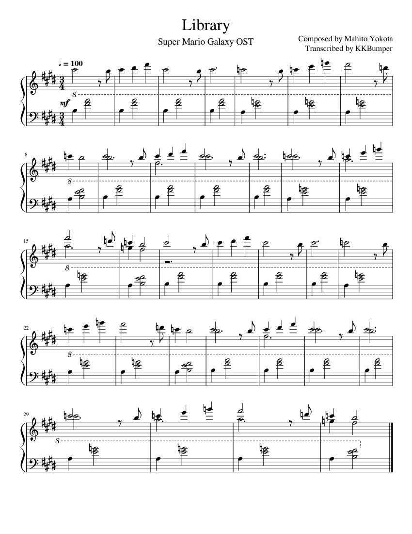 Library Sheet music for Piano (Solo) Easy | Musescore.com