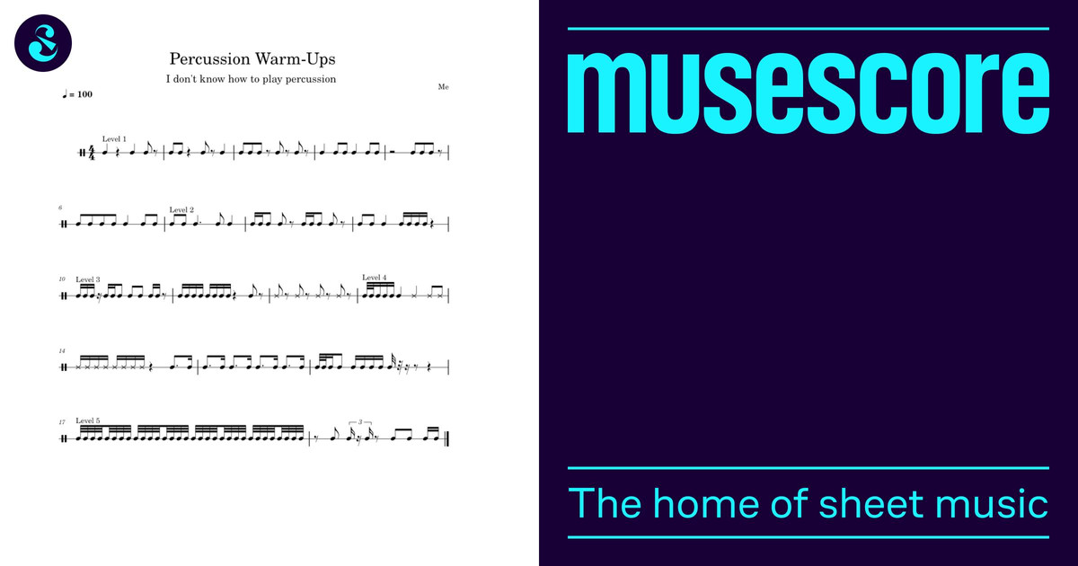 Percussion Warm-Ups – 99077724 Sheet music for Strings group (Solo ...
