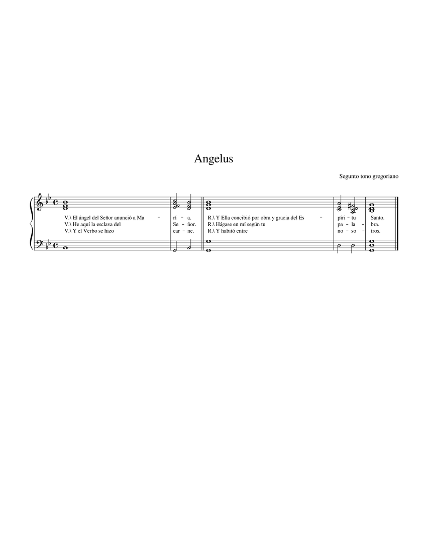 Angelus Sheet music for Organ (Solo) | Musescore.com