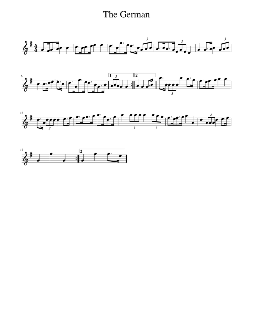 The German Sheet music for Piano (Solo) Easy | Musescore.com