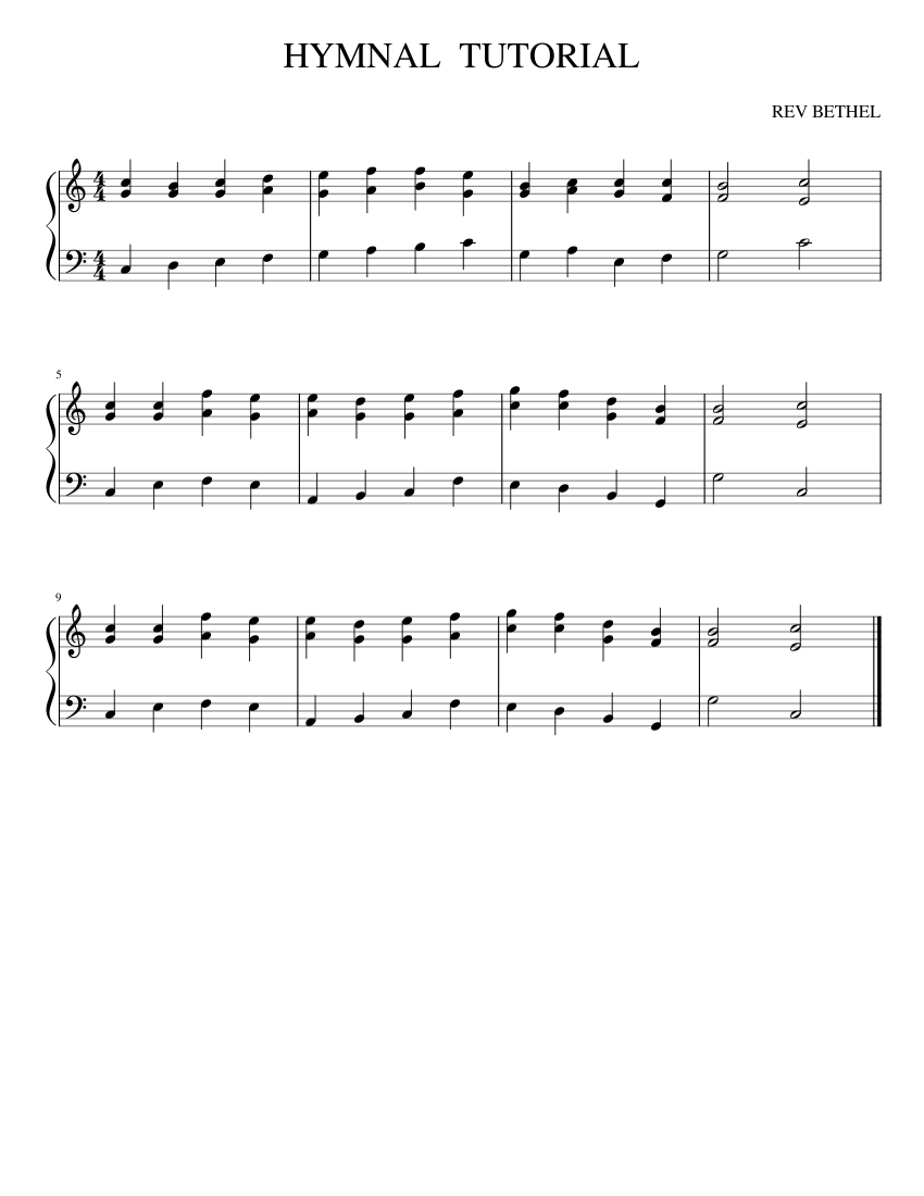 QUARTER NOTE Sheet Music for Piano (Solo) Easy | MuseScore.com