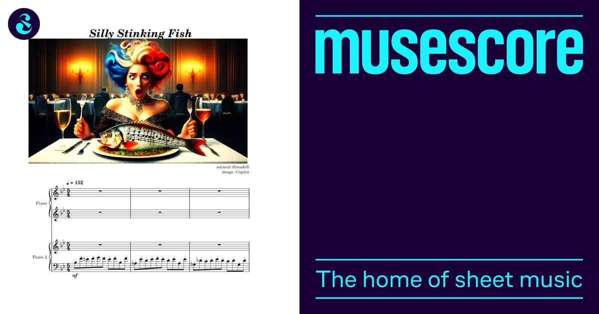 silly stinking fish – chinadoll Sheet music for Piano (Piano Duo ...