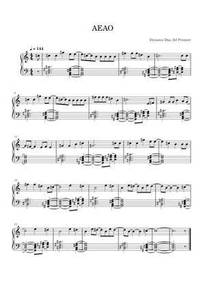AEAO – DJ Premier Sheet Music for Trombone, Tuba, Trumpet other (Mixed ...