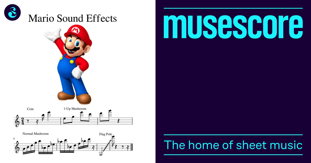 Mario Sound Effects Sheet Music for Violin (Solo) | MuseScore.com