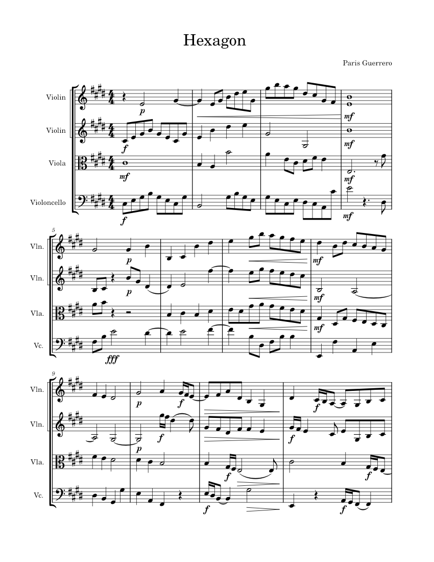 Op. 1 QUARTET ATTEMPT - piano tutorial