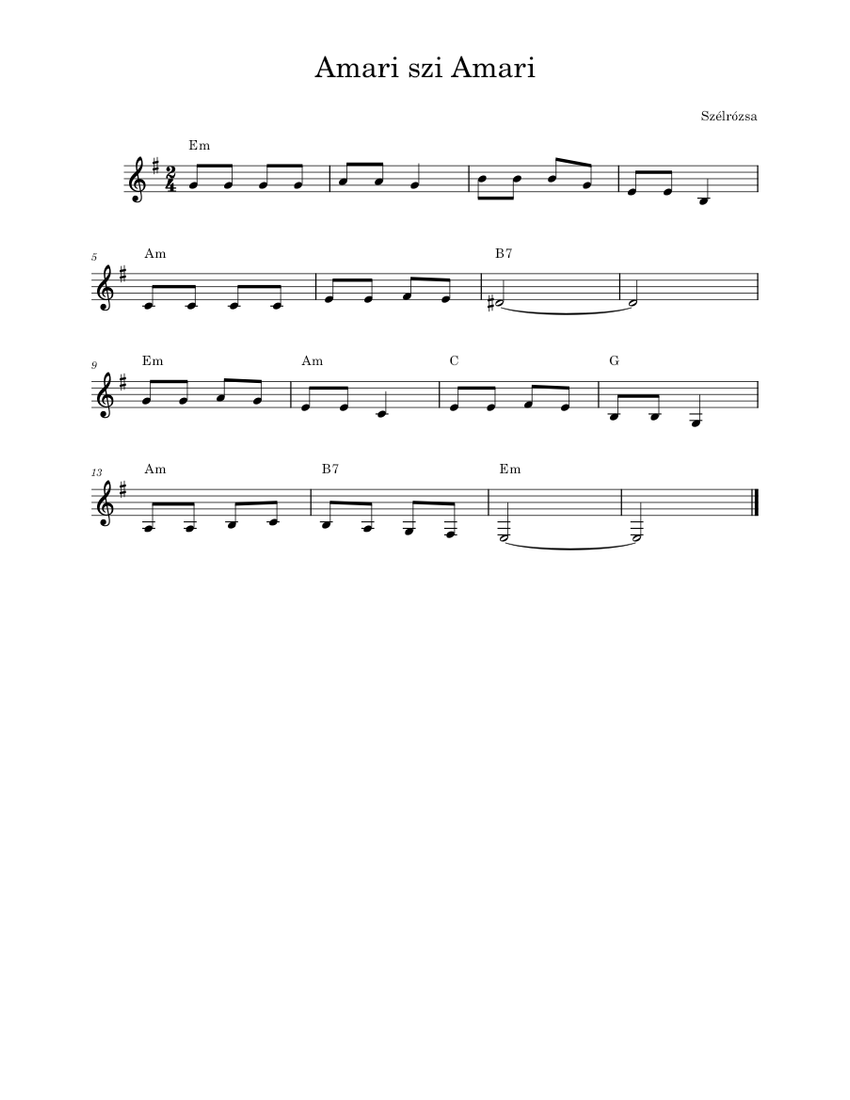 Amari si amari – Misc Traditional Amari si amari - piano tutorial