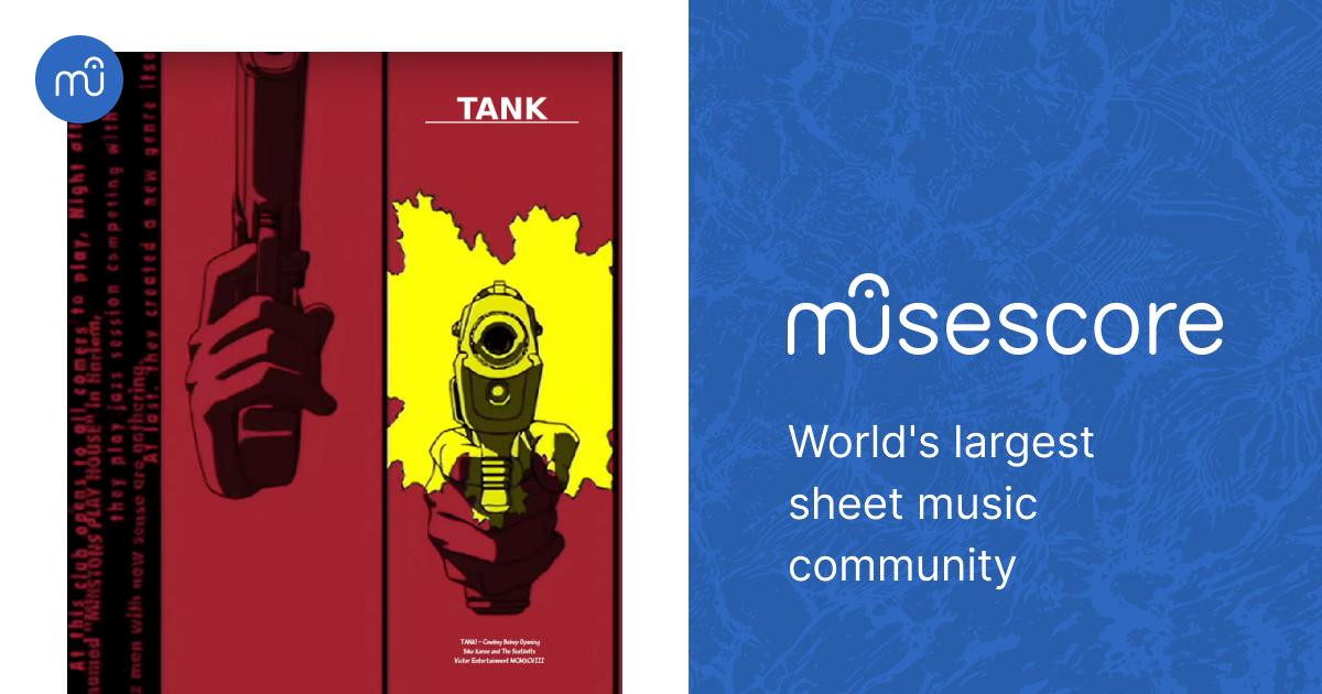 TANK! - Cowboy Bebop (Full Score) Sheet music for Piano, Trombone ...