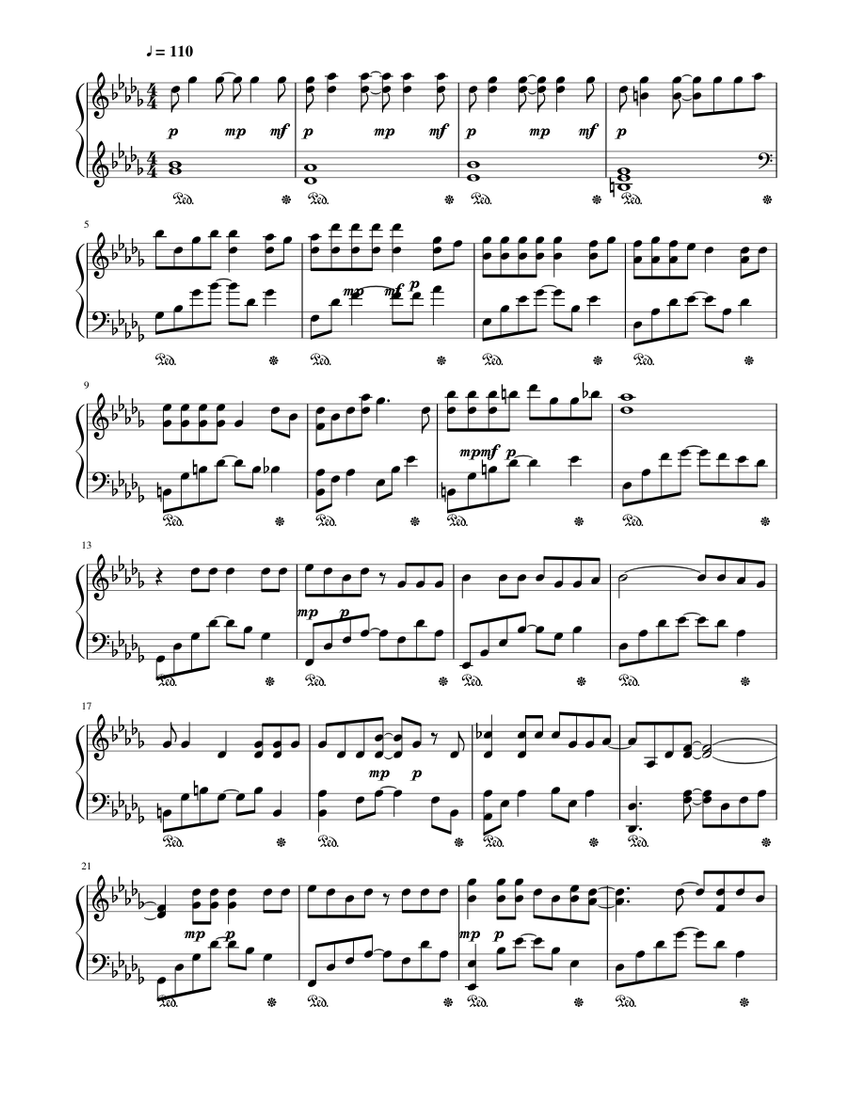 Cat Sheet music for Piano (Solo) | Musescore.com