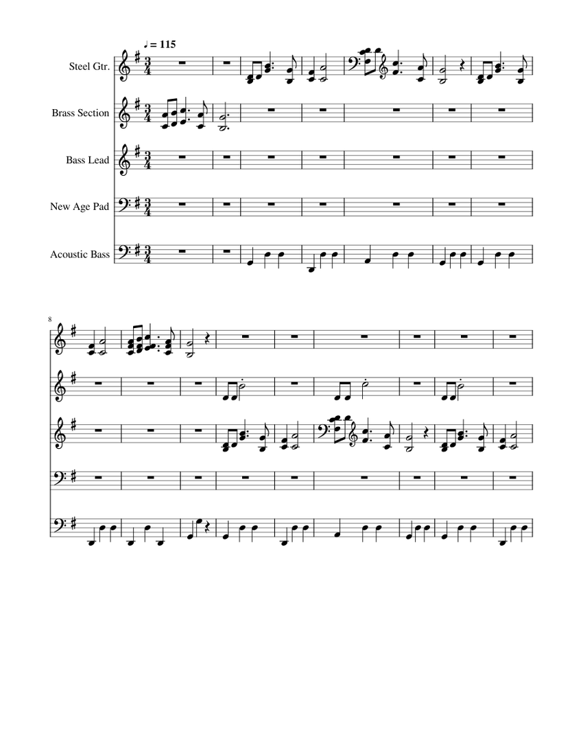 Let Us Go O Shepherds Sheet Music for Bass voice, Bass guitar ...