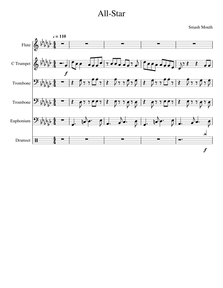 All Star - piano tutorial