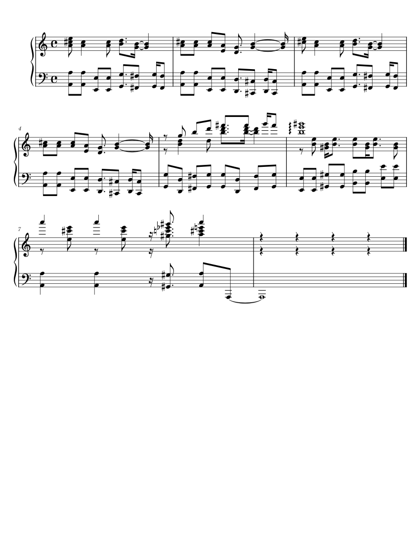 Sonic The Hedgehog 1- Title Theme Sheet music for Piano (Solo ...