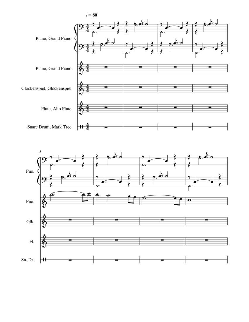 Doki Doki Literature Club - My Confession Sheet music for Piano, Flute ...