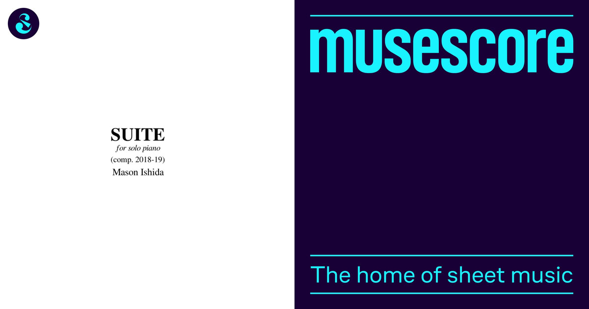Suite Sheet music for Piano (Solo) | Musescore.com
