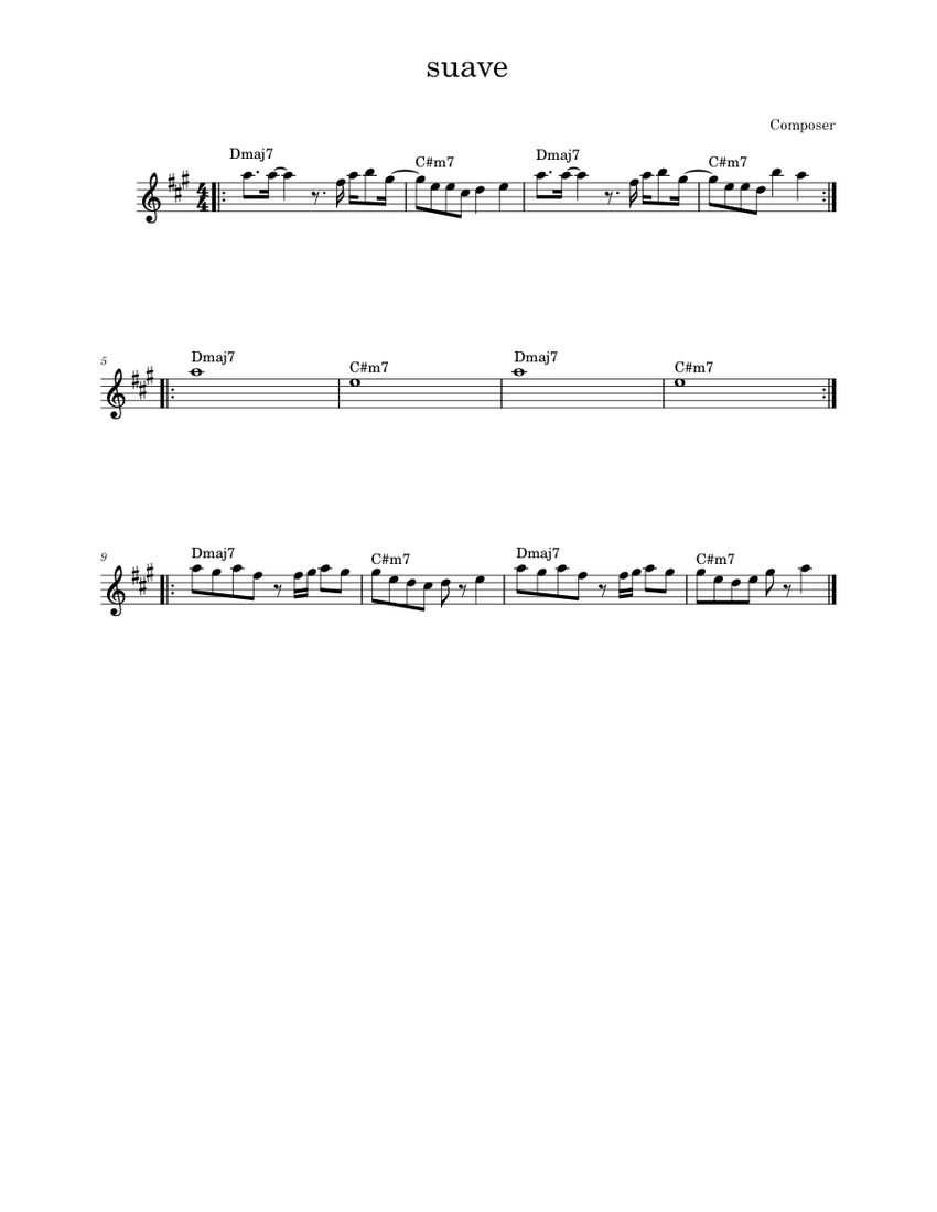 Suave – Luis Miguel Sin título Sheet Music for Piano (Solo) Easy ...