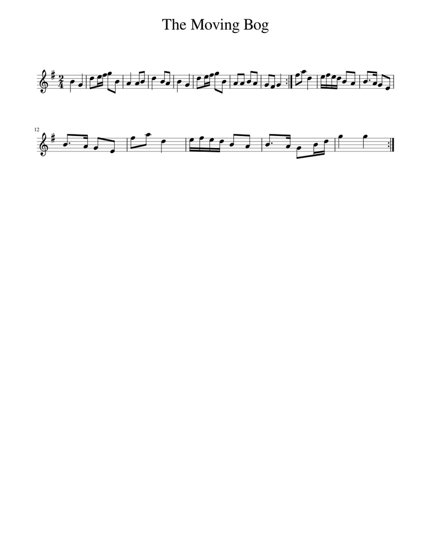 The Moving Bog Sheet music for Piano (Solo) Easy | Musescore.com