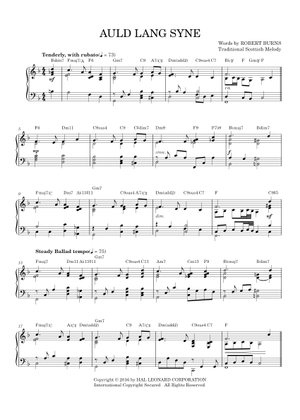 Auld Lang Syne (Traditional) Sheet Music for Pipes (Solo) | MuseScore.com