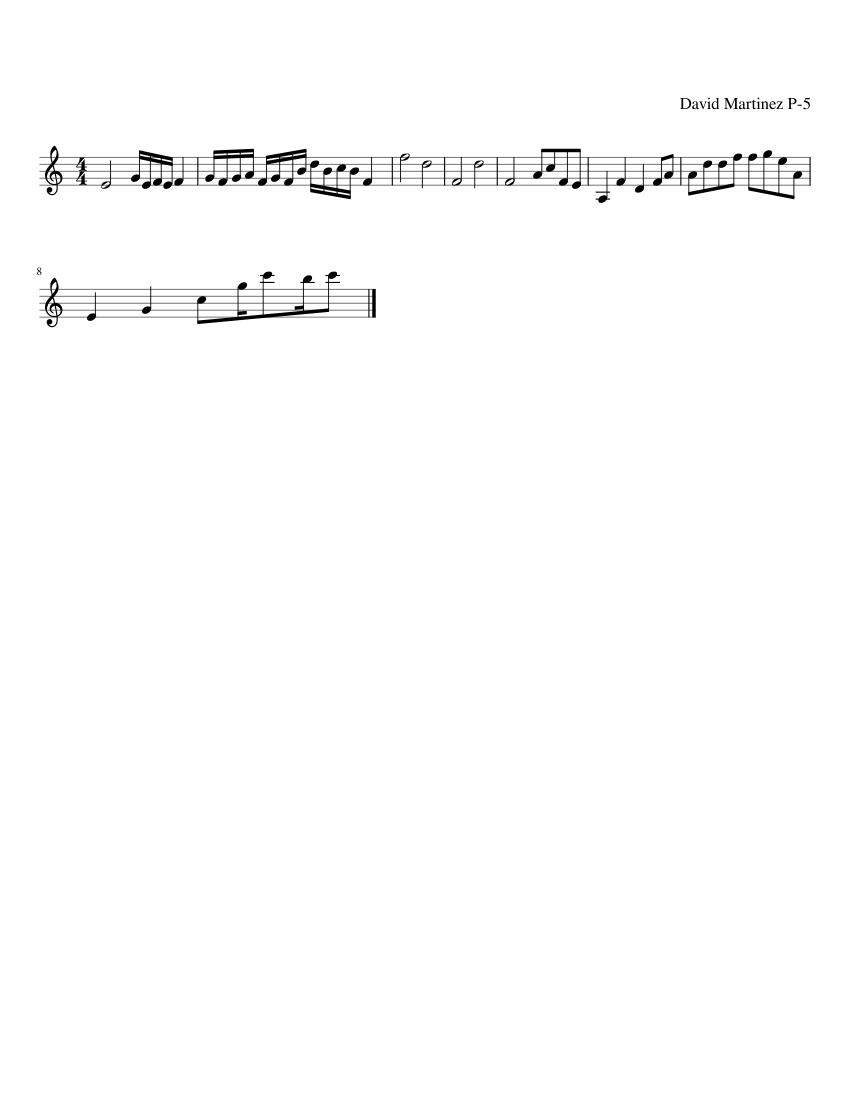 Composition 1 David Marinez - piano tutorial