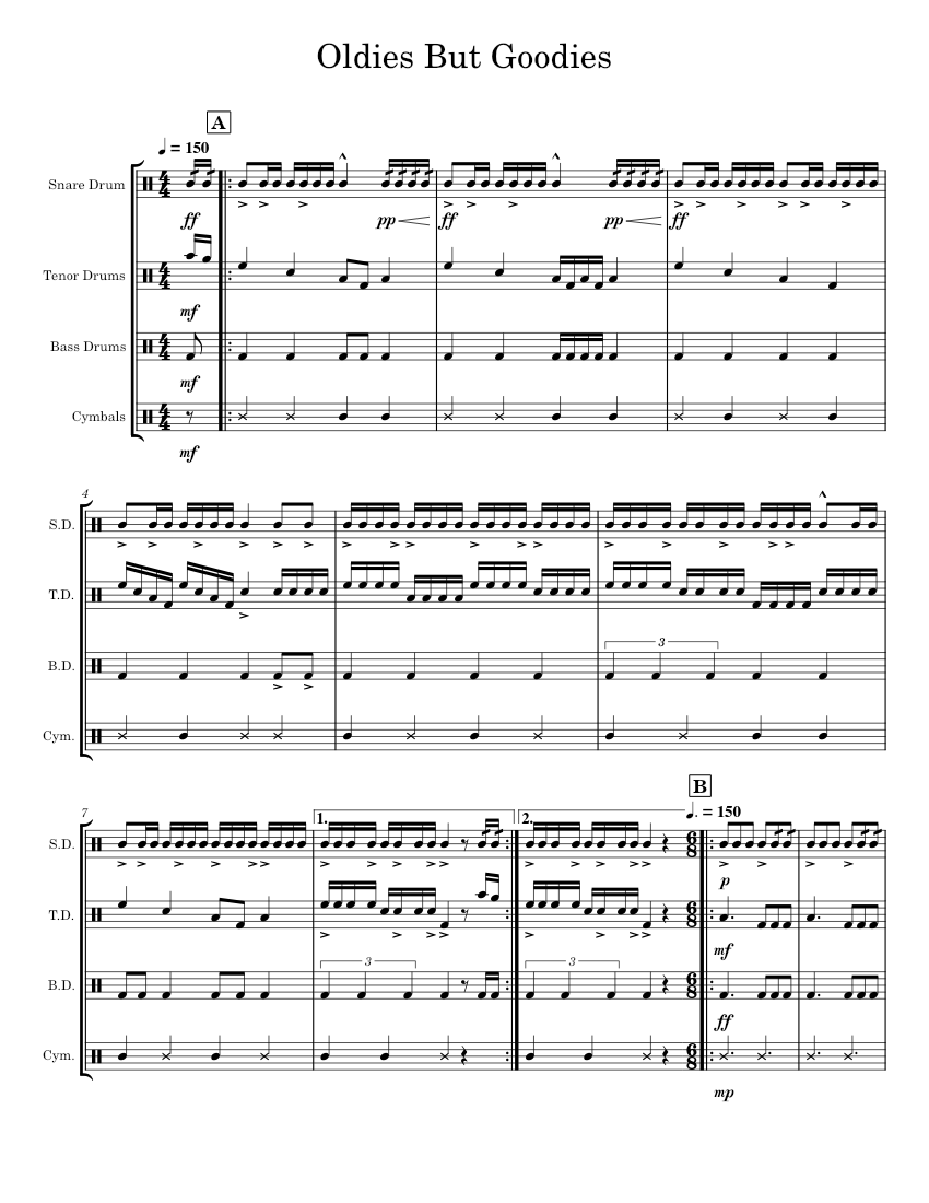 Oldies But Goodies - piano tutorial