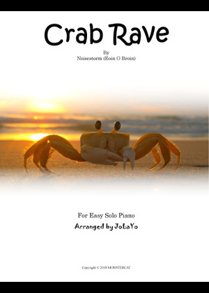 Play Official version of Crab rave Sheet Music by Noisestorm for Piano ...