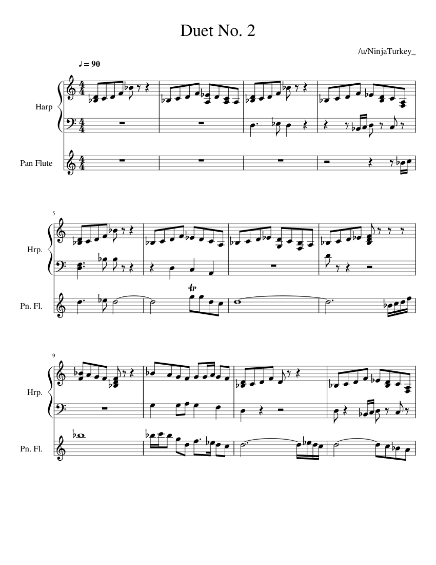 Duet No. 2 - piano tutorial