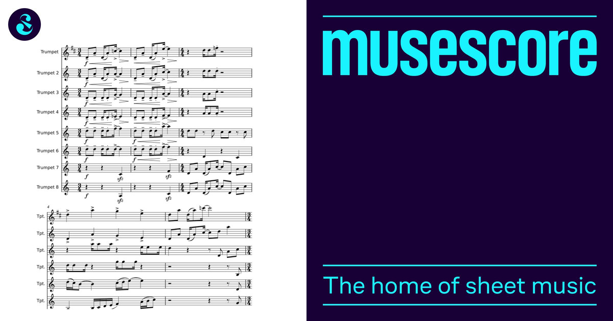 Grey - Connor Gilbert Sheet music for Trumpet other (Brass Ensemble ...