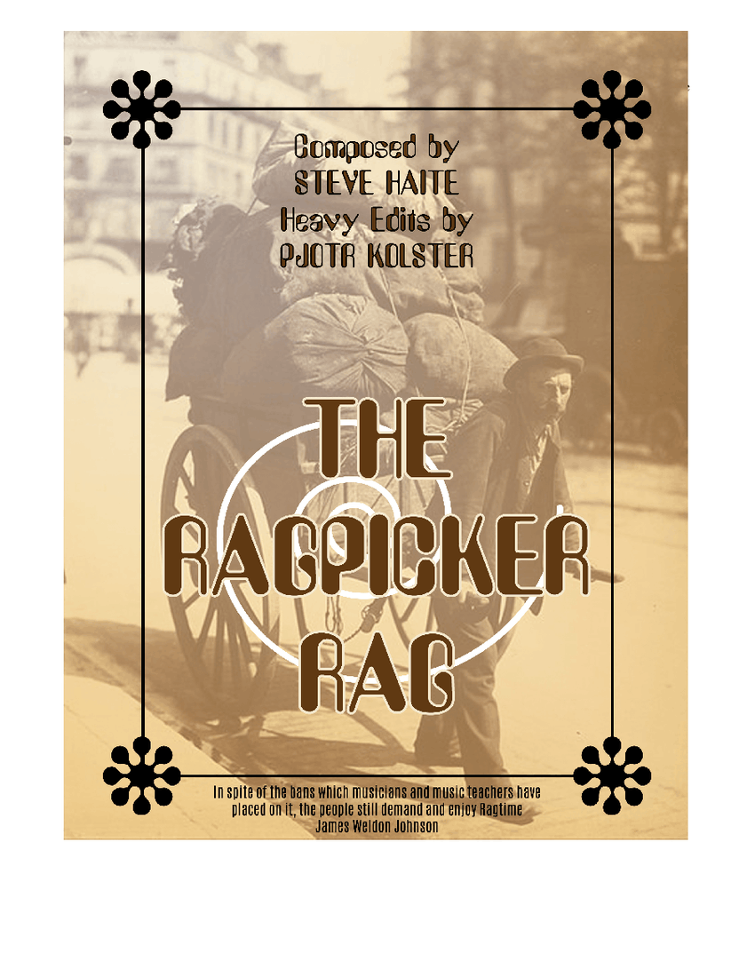 The Ragpicker Rag - Steve Haite (edits Pjotr Kolster) Sheet music for ...