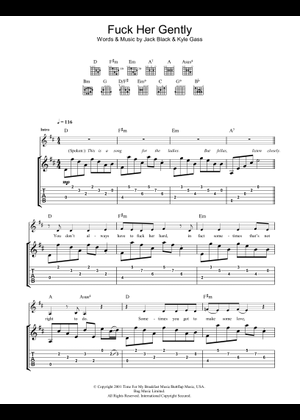 tenacious d   tribute tab