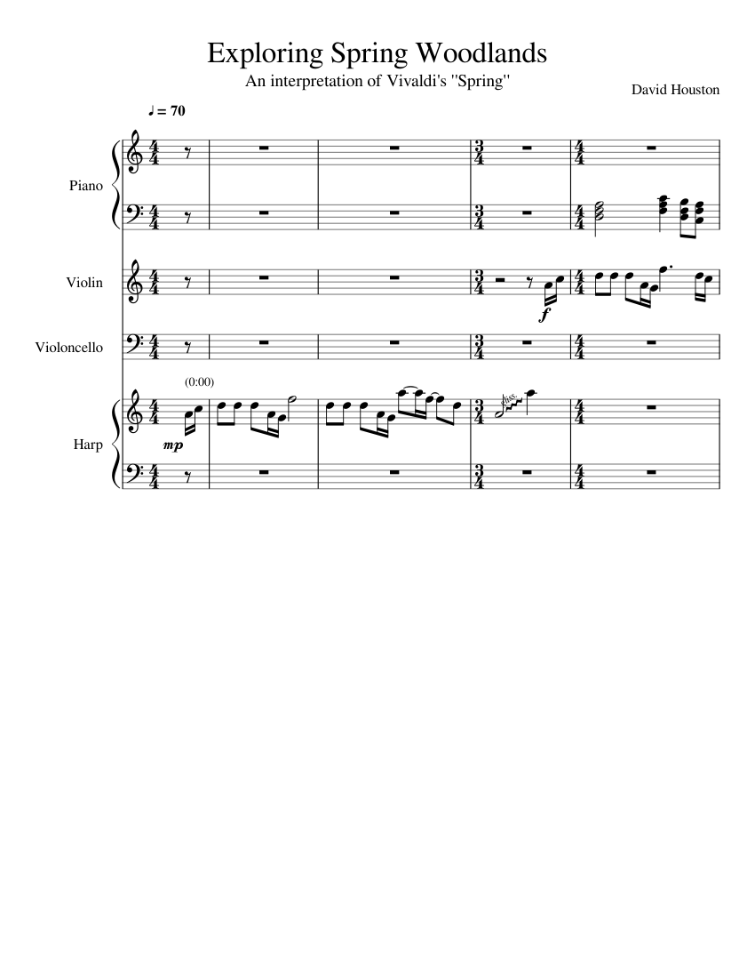 Exploring Spring Woodlands (An interpretation of Vivaldi's "Spring ...