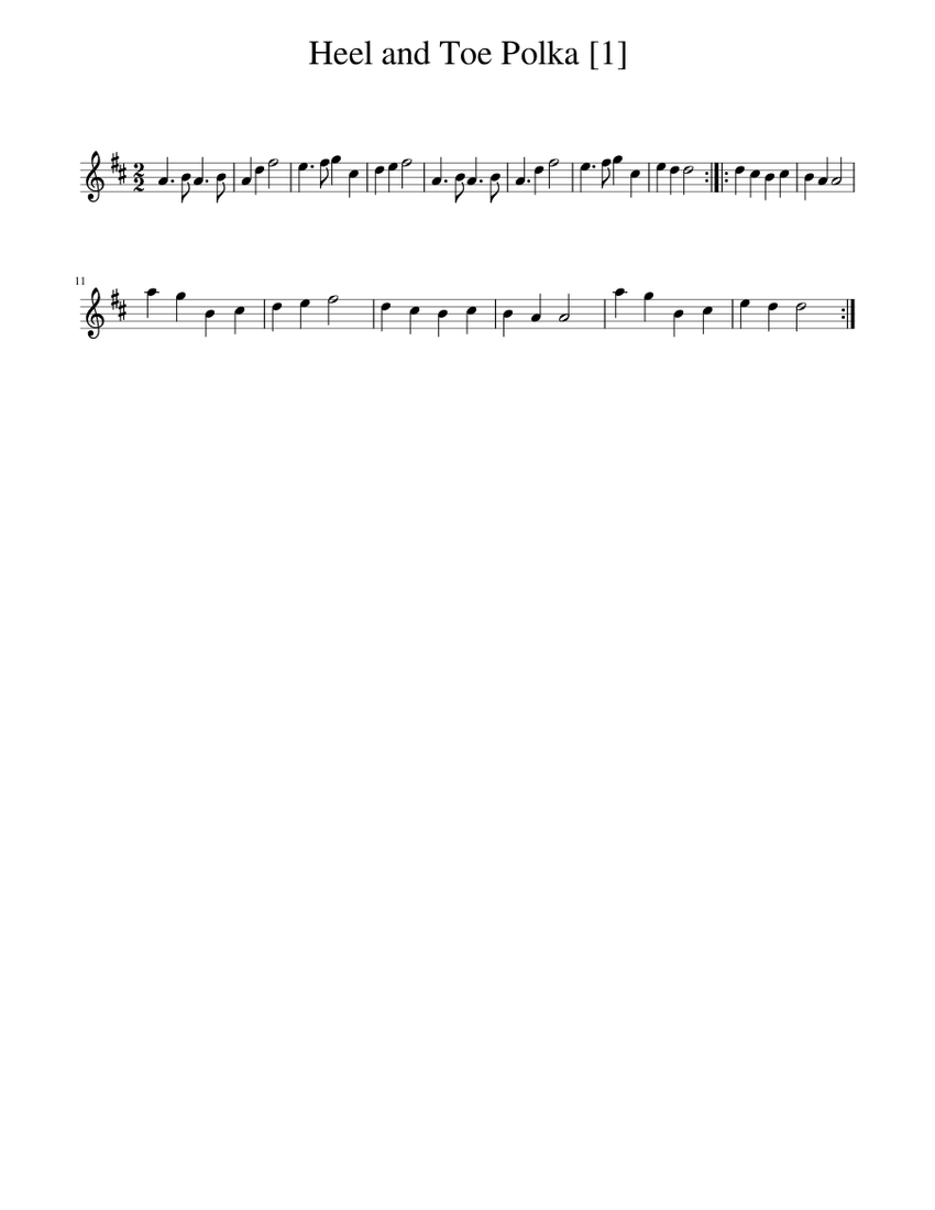 Heel and Toe Polka Sheet music for Piano (Solo) | Musescore.com