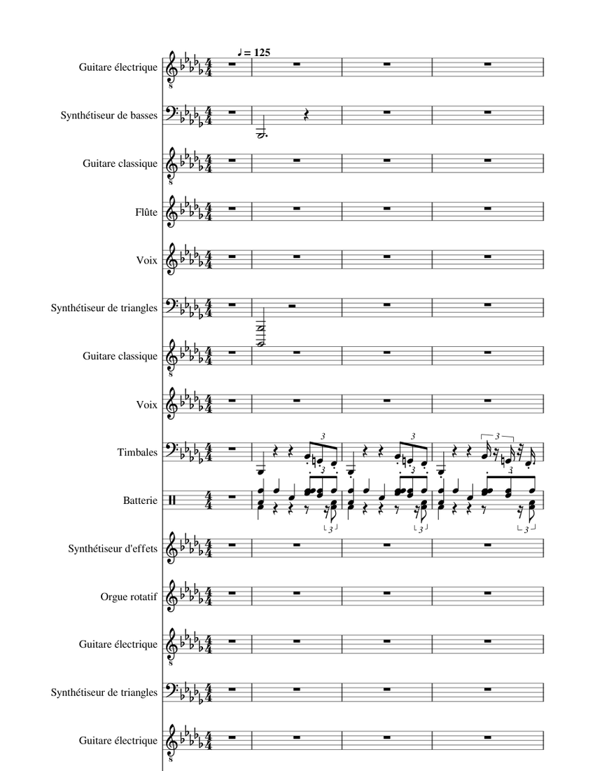Believer Imagine Dragons Sheet music for Organ, Vocals, Flute, Timpani ...